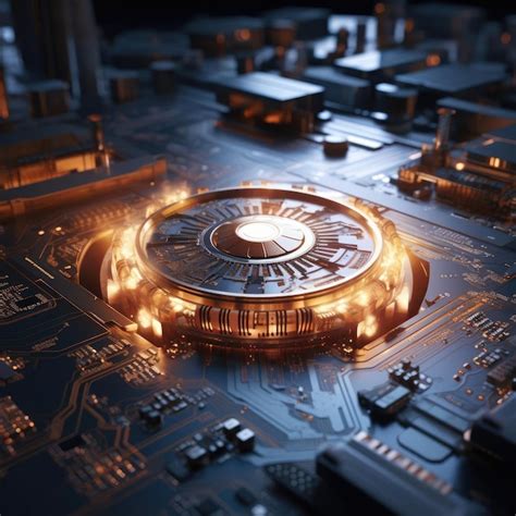 Premium Ai Image Electronic Equipment Of The Future