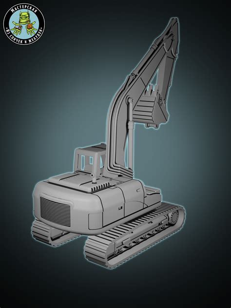 🚜 Excavator・free Stl File For 3d Printing・cults