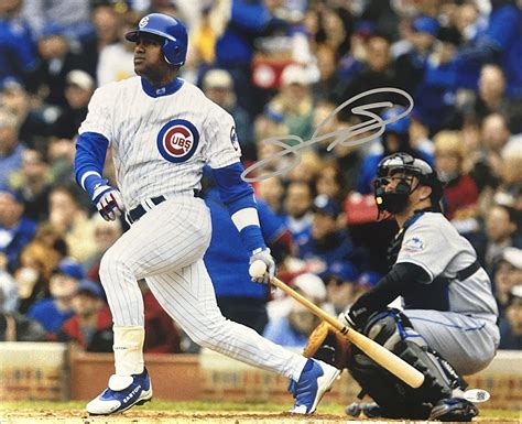 Sammy Sosa Signed Autograph 16x20 Photo Jsa Authenticated 5 Cubs