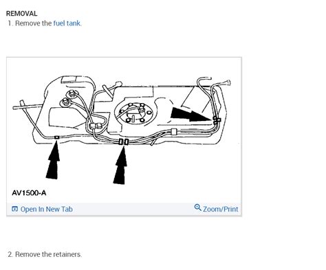 Code P0452 How To Remove The Fuel Tank And Access The Fuel