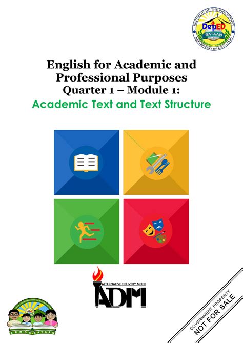 Eapp Mod1 Academic Texts And Text Structure Edited English For