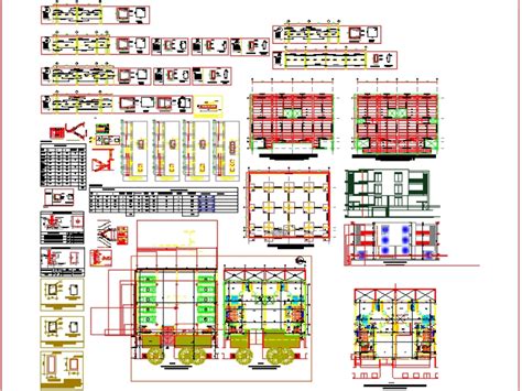 Building Structural Plan In Autocad Cad Download 1 32 Mb Bibliocad