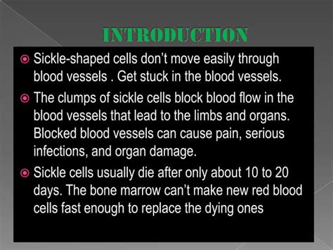 Sickle Cell Anemia Ppt