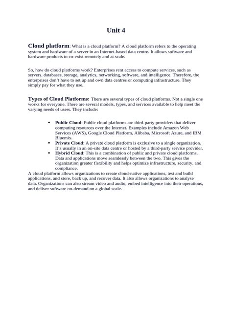 Cloud Unit 4 Pdf Cloud Computing Image Resolution