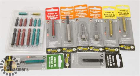Assorted Screw And Driver Bits 22pcs