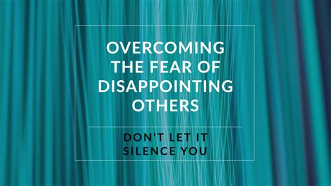 Fear Of Disappointing Others Heres How To Still Speak Up And Thrive