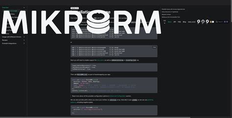 Docs Website Logo Is Very Large · Issue 2281 · Mikro Ormmikro Orm · Github