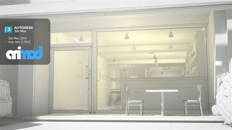 Small Pub Shop 3d Model By Animod