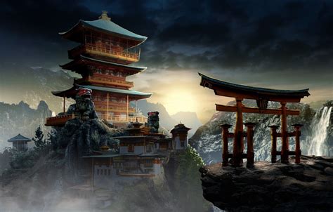 Chinese Temple Wallpapers Wallpaper Cave