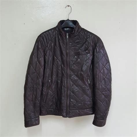 Massimo Dutti Reversible Leather Jacket Mens Fashion Coats Jackets