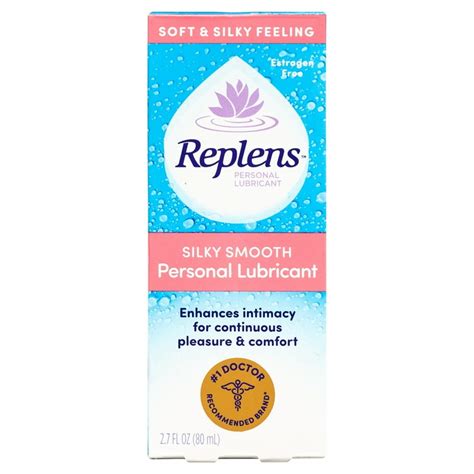 Replens Silky Smooth Personal Lubricant Gel 2 7 Fl Oz