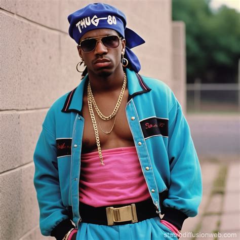 80s Thug Attire Stable Diffusion Online