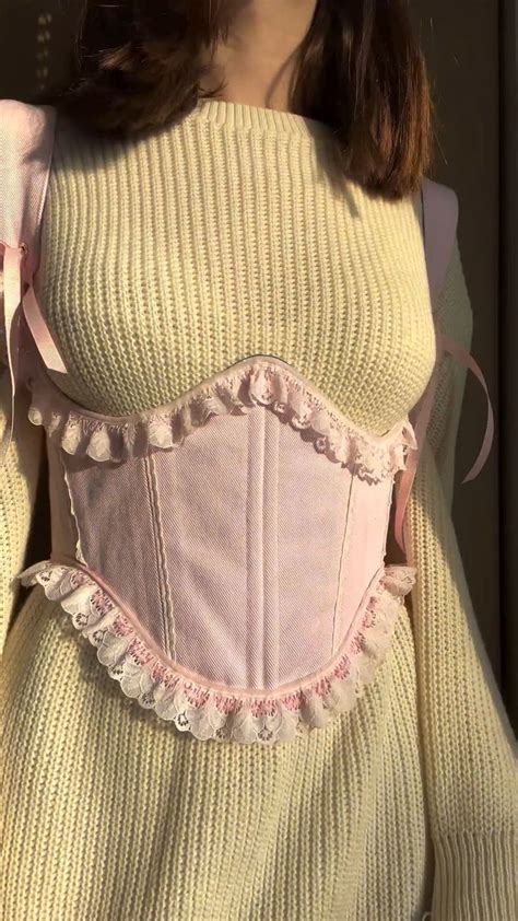 Corset Diy Tutorial [video] Corset Diy Fashion Sewing Fashion