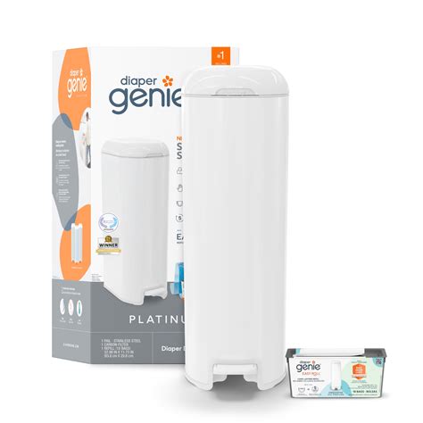 Diaper Genie Platinum Pail Lily White Is Made In