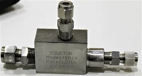 Eductor Sample Gas Eductor Manufacturer From Ahmedabad