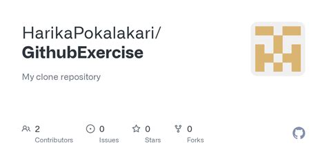 Github Harikapokalakarigithubexercise My Clone Repository