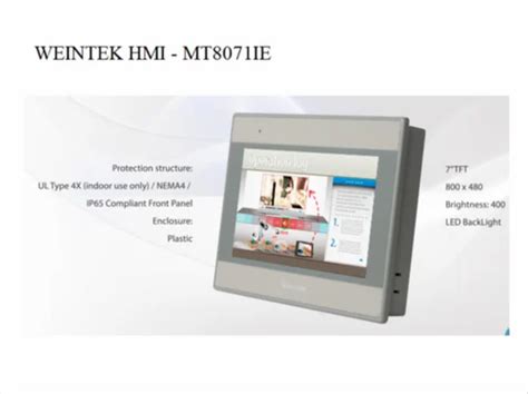 Weintek Hmi Mt6070ih At ₹ 3000piece Hmi In Bengaluru Id 24279263388