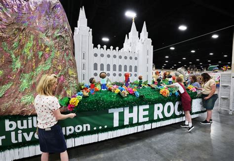 See Photos From The Days Of ‘47 Parade Float Preview Party Church News
