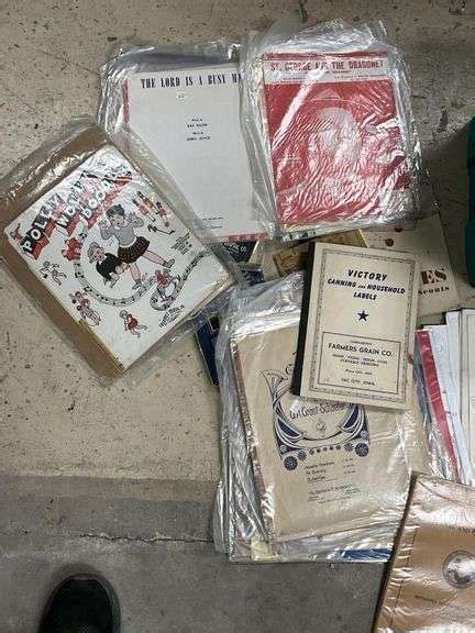 Assorted Sheet Music Legacy Auction Company