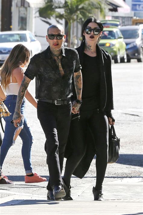 Kat Von D And Leafar Reyes Out For Lunch In West Hollywood 01282018