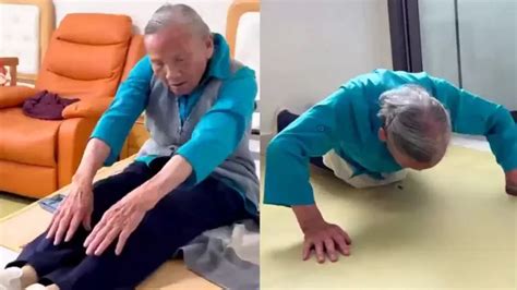 92 Year Old Chinese Woman Wows With Impressive Workout Routine 200