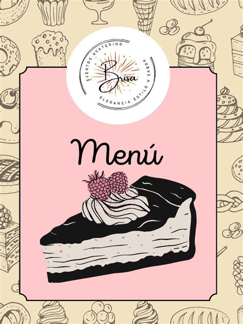 Menú Panadería Y Cafetería Dulce Rosa Y Beige 20240331 184215