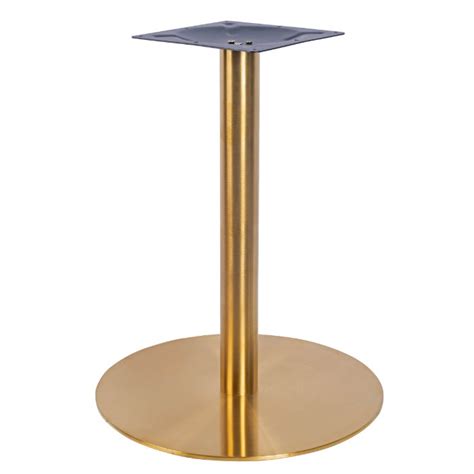 Brass Large Table Base Dynamic Contract Furniture Hotel Furniture