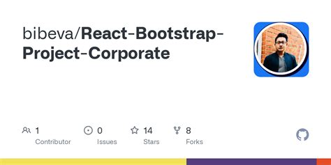 Github Bibevareact Bootstrap Project Corporate