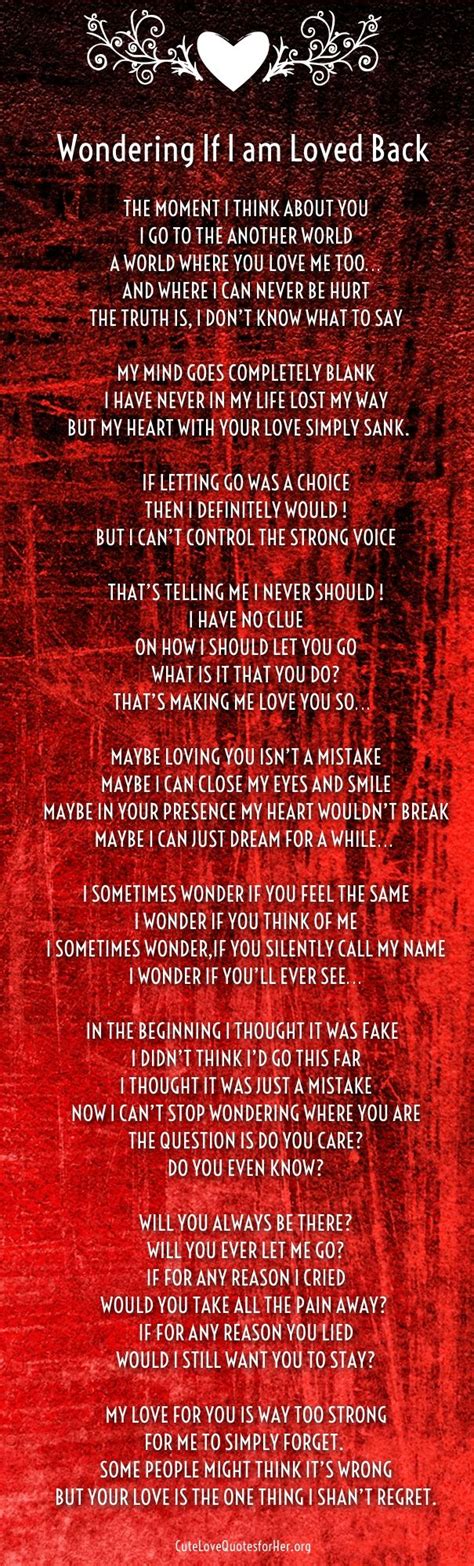 Sad Love Poems For Your Boyfriend That Will Make Him Cry 110 Heart