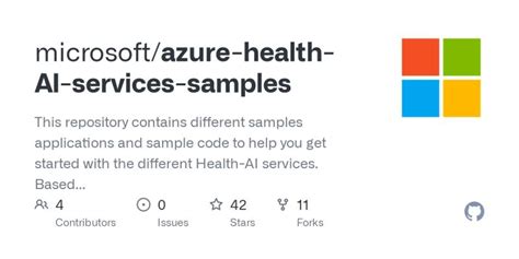 Siva Sannidhi On Linkedin Github Microsoftazure Health Ai Services