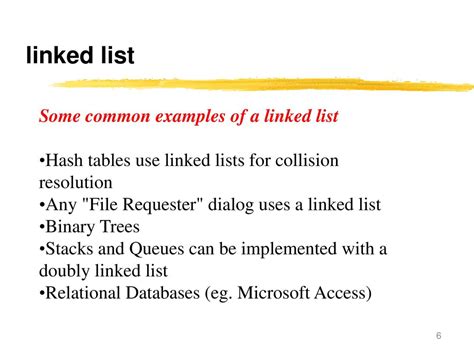 Linked Lists Csm Linked Lists Ppt Download