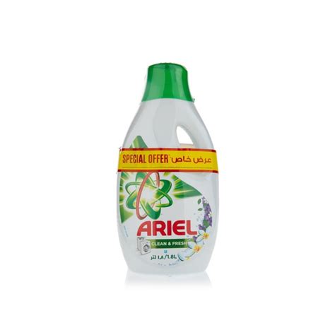 Ariel Clean And Fresh Liquid Detergent 18 Litre Price In Uae