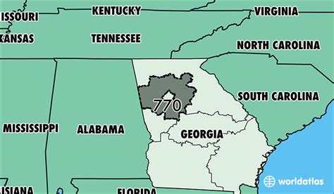 Where Is Area Code 770 Map Of Area Code 770 Marietta Ga Area Code