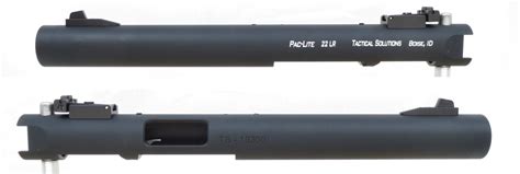 Tactical Solutions Pac Lite 6 Non Fluted In Matte Black 1 2x28 Threads