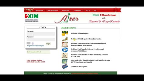 Aiser L Exim Bank Internet Banking User Activision Youtube