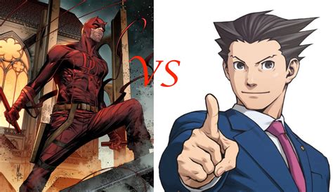 Daredevil Vs Phoenix Wright By Japaneseanimebeetle On Deviantart