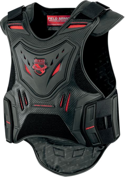 Icon Field Armor Stryker Motorcycle Vest Black Icn 2701 05