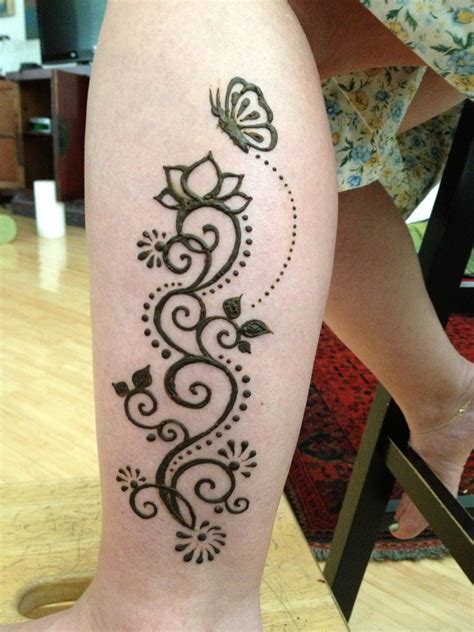 Simple Henna Tattoo Designs For Legs You Tattoo