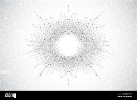 Quantum Computer Technology Concept Sphere Explosion Background Deep Learning Artificial