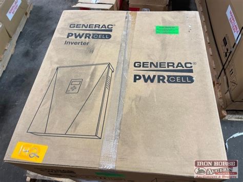 3 Generac Power Cell Inverters Iron Horse Auction Company