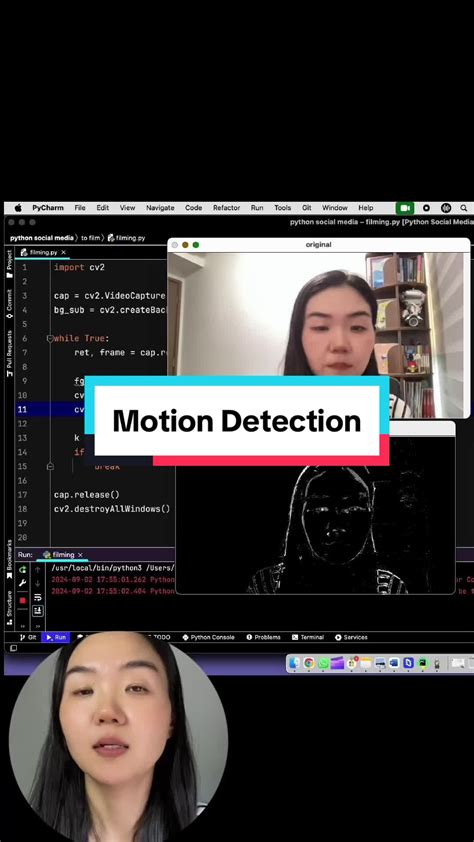 Python Motion Detection Tutorial Tiktok