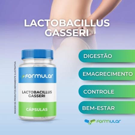 Probióticos Gasseri 10 Bilhões 60 Cápsulas Lactobacillus Formular