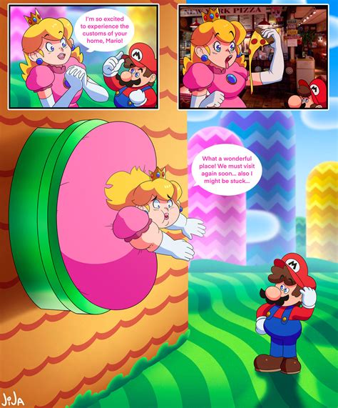 Peachs Pizza By Jijafat On Deviantart