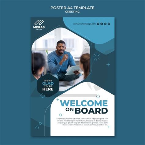 دانلود فایل لایه باز قالب پوستر خوش آمدگویی به همکار جدید دانلود رایگان فایل لایه باز، Psd