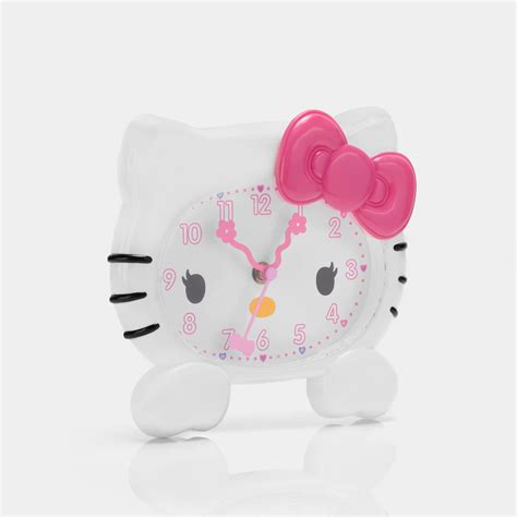 Hello Kitty Face Clock