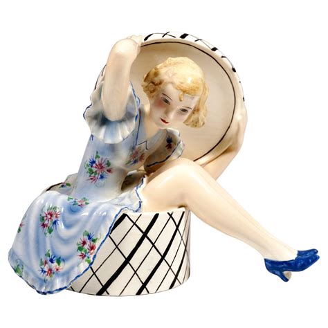 Goldscheider Vienna Lady Dancer Green Dress By Stefan Dakon Model 7195 At 1stdibs