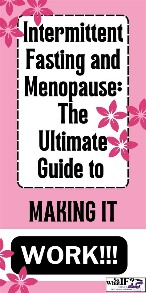 Pin On Intermittent Fasting For Women