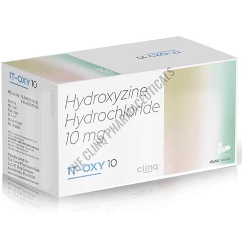 Hydroxyzine 10 Mg Tablet Manufacturer Supplier From Kurukshetra