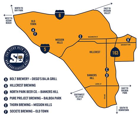 Uptown And Old Town Brewery Guide San Diego Beer News®