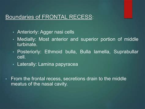 Failed Fess Spectrum Of Ct Findings In The Frontal Recess Ppt